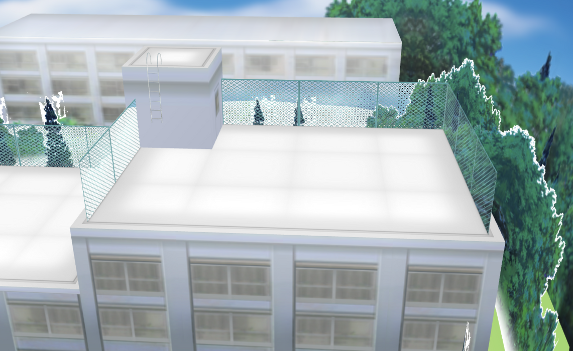 MMD rooftop stage by amiamy111 on DeviantArt