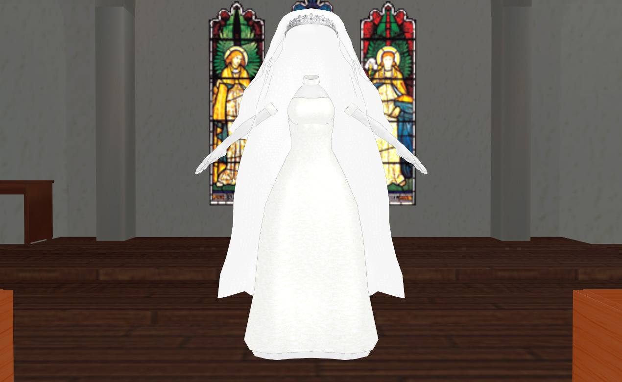 MMD Wedding Dress 03 -Final Dress- by amiamy111 on DeviantArt