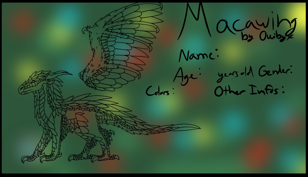 Macawing | WoF Fan-Tribe Ref Sheet by Owibyx on DeviantArt