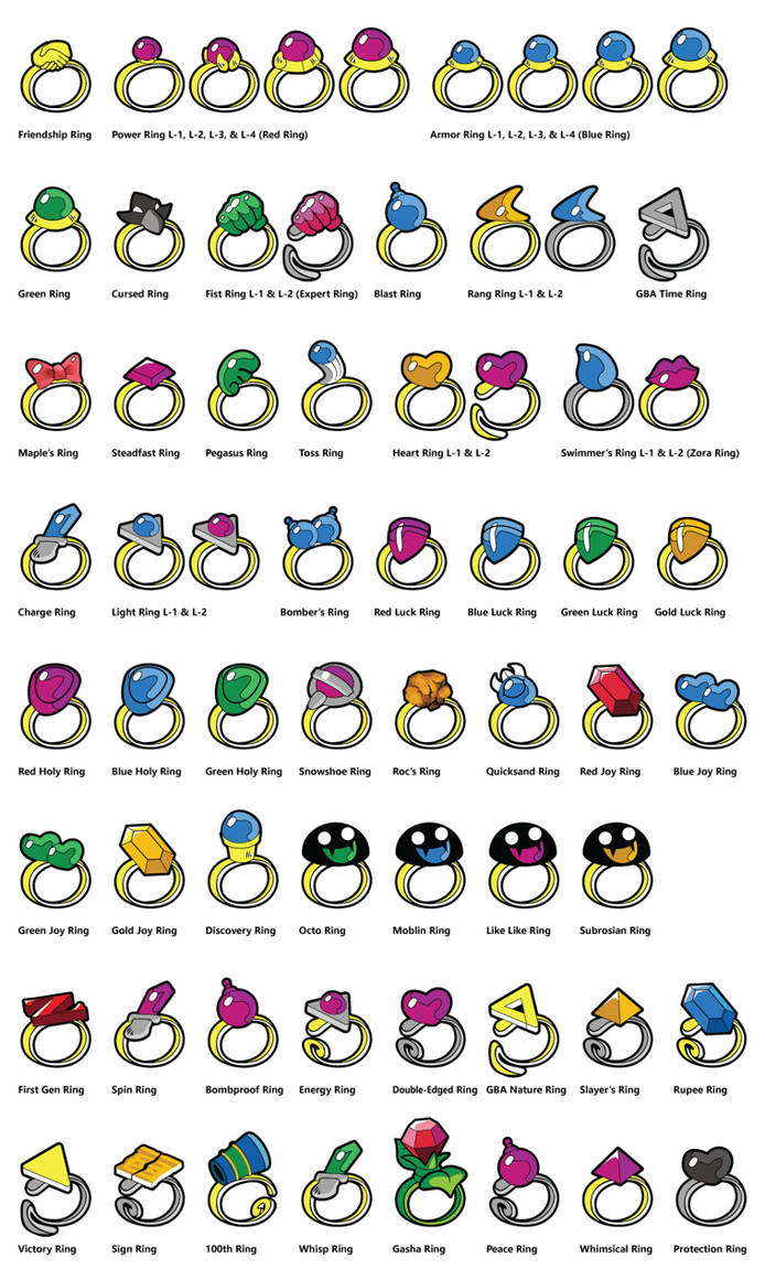 Magic Rings by TenkaDigi on DeviantArt