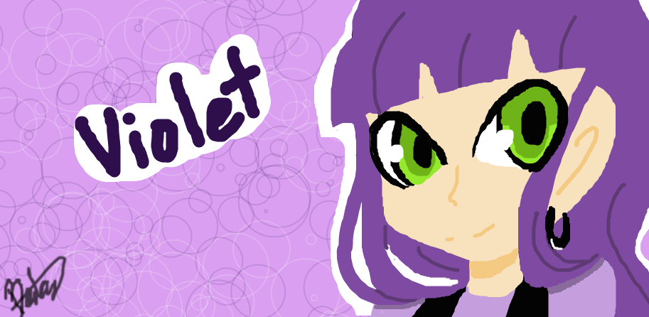 Violet doodle by Bratcole on DeviantArt