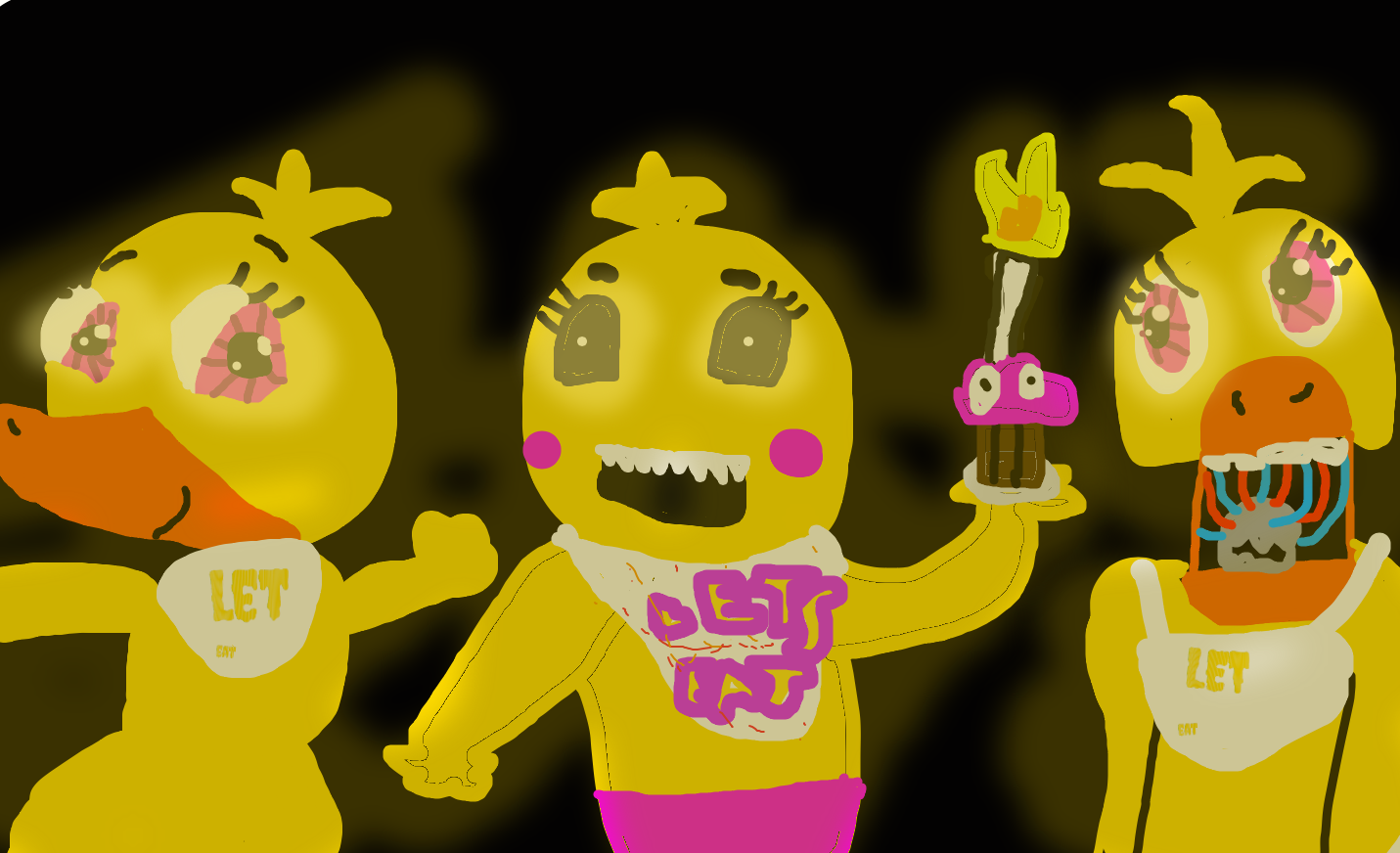 all chicas by rainbowdashthefirst1 on DeviantArt