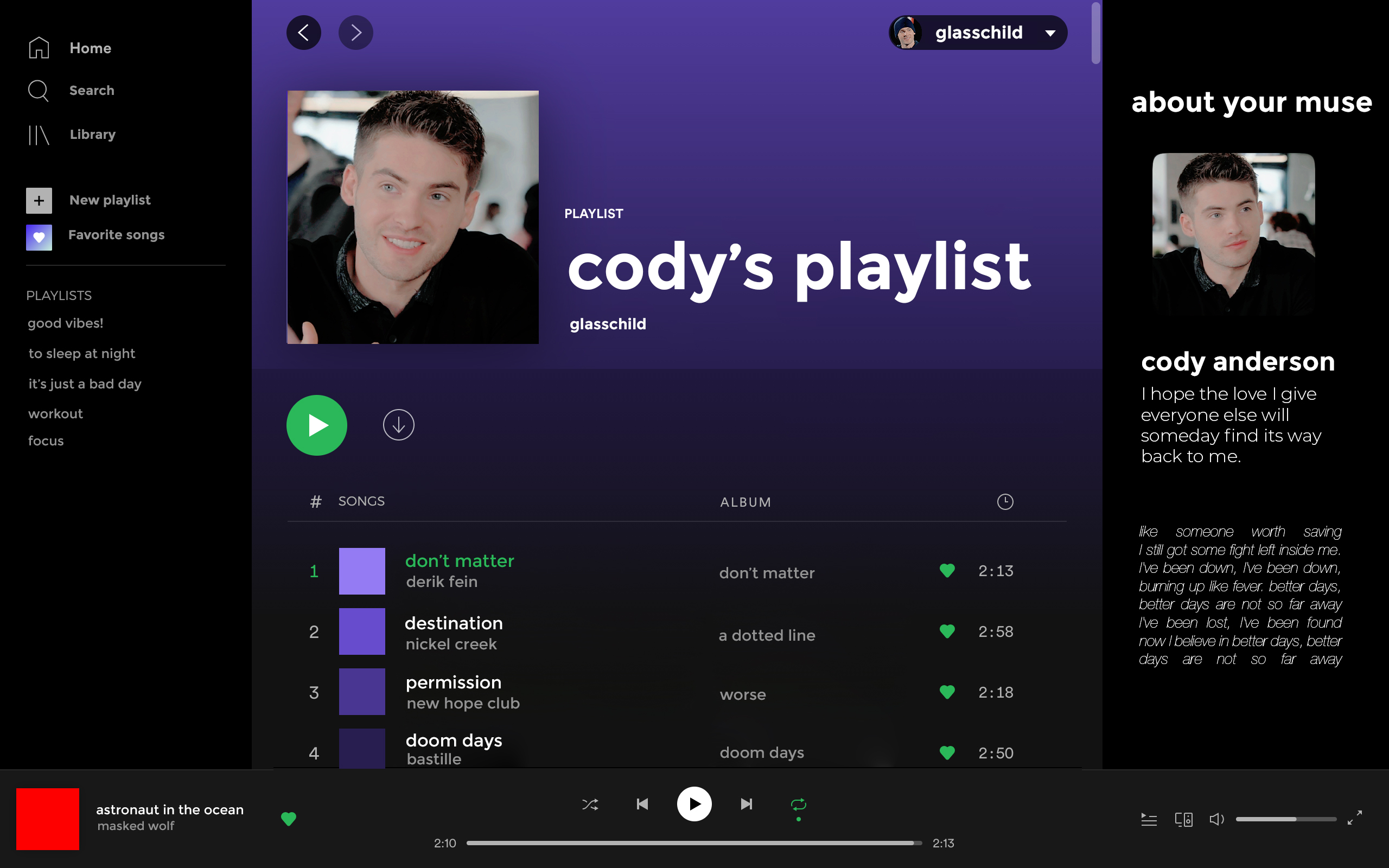 spotify template! ( @hawdkins ) by hawdkins on DeviantArt