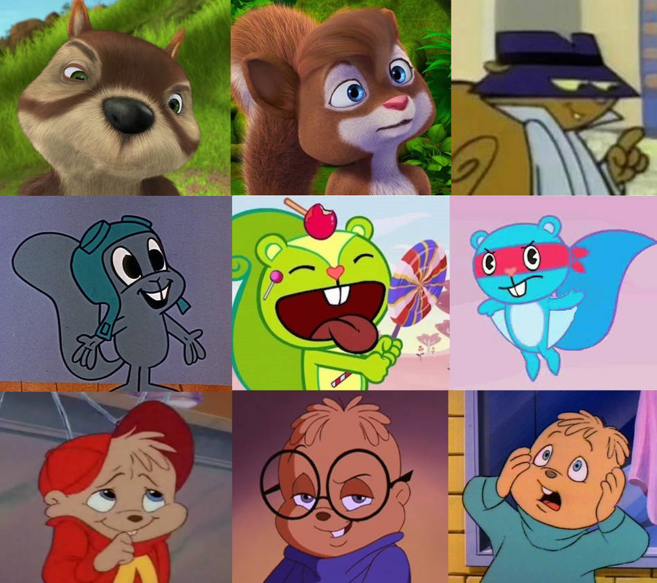 Squirrels And Chipmunks 3 By The Acorn Bunch On Deviantart
