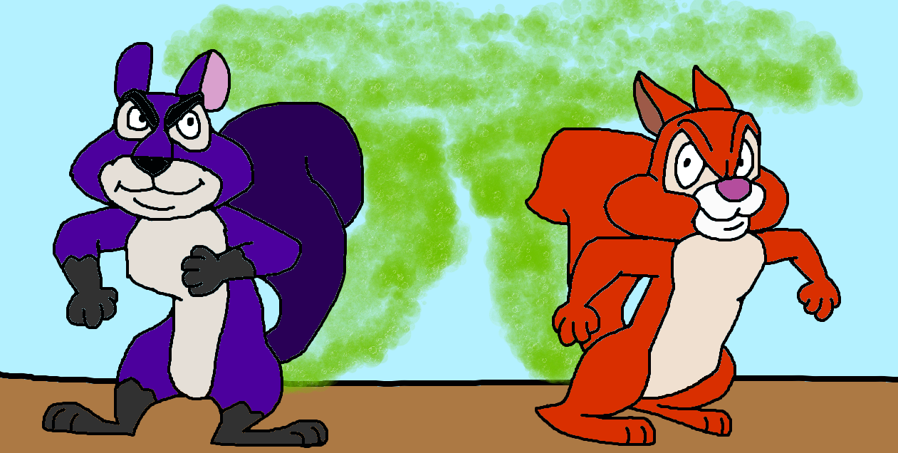 Double Squirrel Fart by the-acorn-bunch on DeviantArt