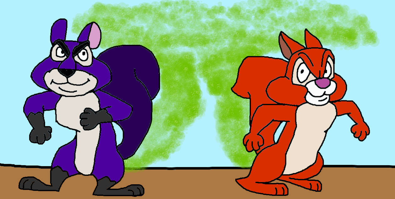 Double Squirrel Fart by the-acorn-bunch on DeviantArt