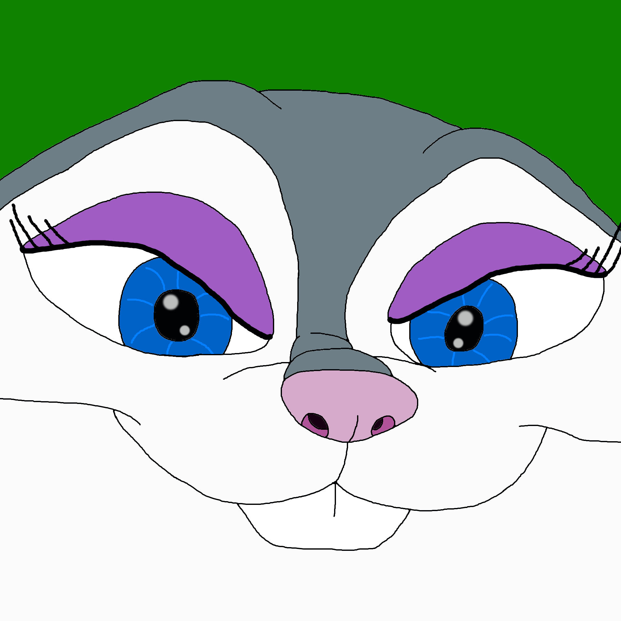 Close-up on Slappy Squirrel's face by the-acorn-bunch on DeviantArt