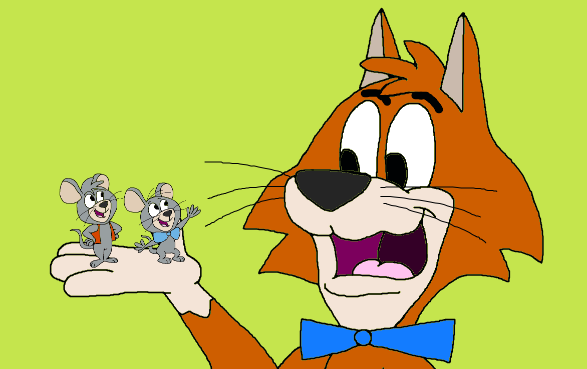 Mr. Jinks with Pixie and Dixie by the-acorn-bunch on DeviantArt