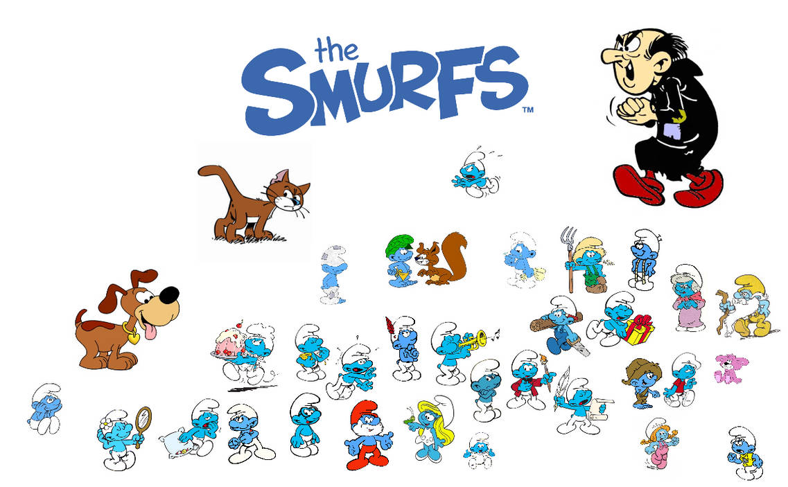 The Smurfs Characters By The acorn bunch On DeviantArt The Smurfs Characters By The acorn bunch On DeviantArt