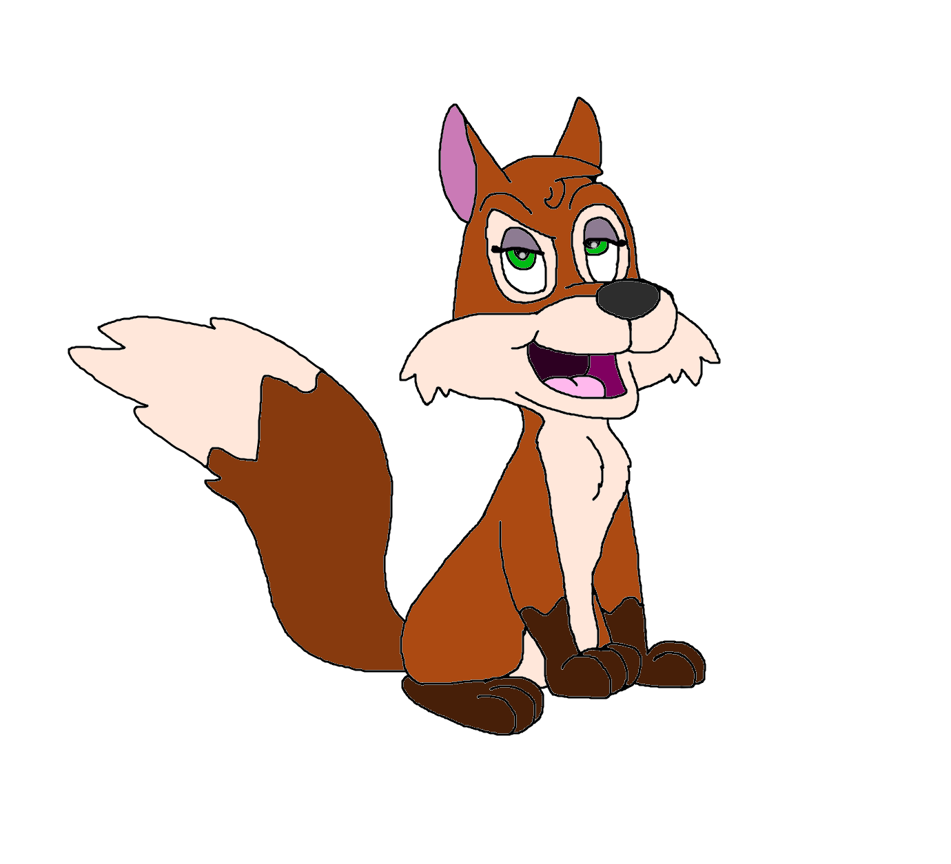 Cartoon Red Fox by the-acorn-bunch on DeviantArt