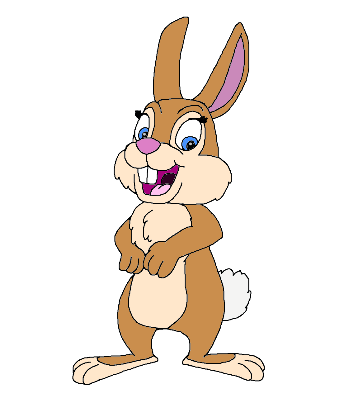 Cartoon European Rabbit by the-acorn-bunch on DeviantArt