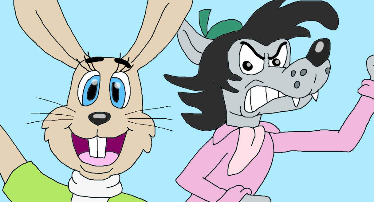 Wolf and Hare (Nu, Pogodi!) by the-acorn-bunch on DeviantArt