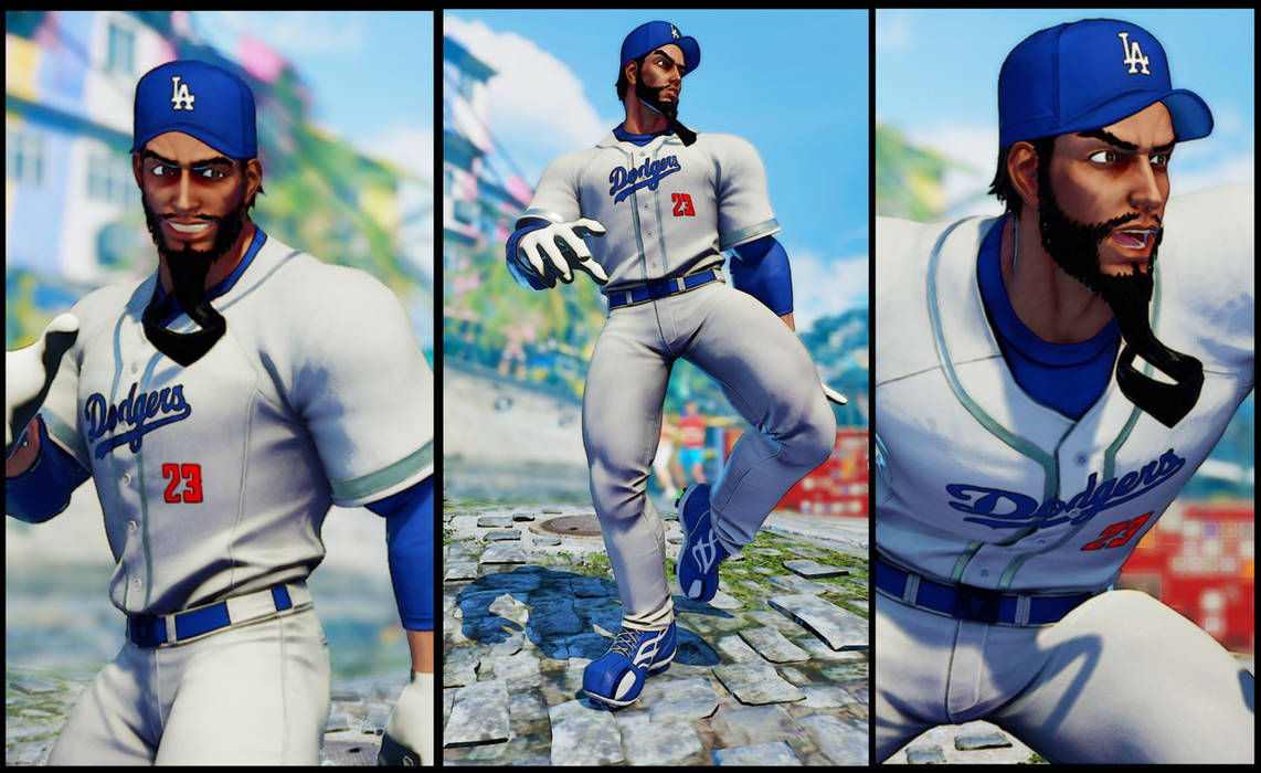 LA Dodgers Rashid Costume Mod -- Street Fighter V by Remy2FANG on ...