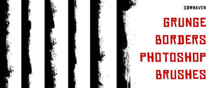 Grunge Borders Brushes by sdwhaven on DeviantArt