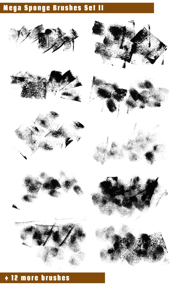 Mega Sponge Brushes Part II by sdwhaven on DeviantArt