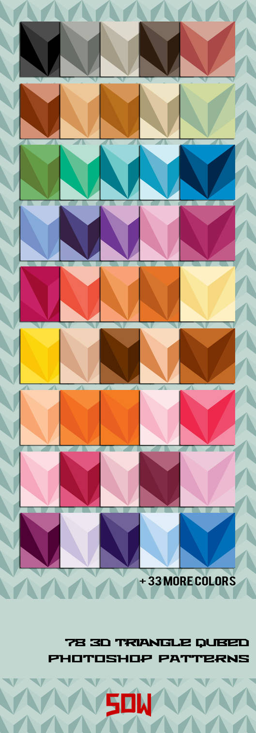 3D Cube Photoshop Patterns by sdwhaven on DeviantArt