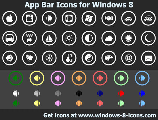 App Bar Icons for Windows 8 by Ikonod on DeviantArt