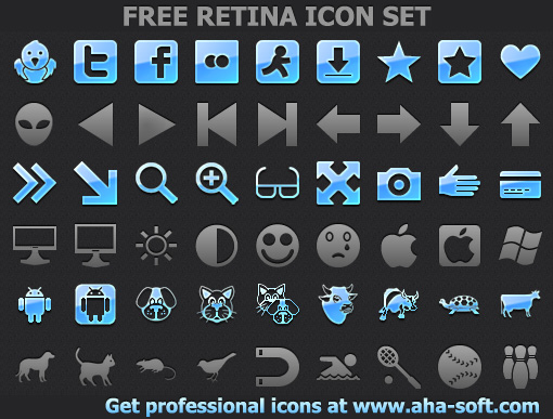 Free Retina Icon Set by Ikonod on DeviantArt