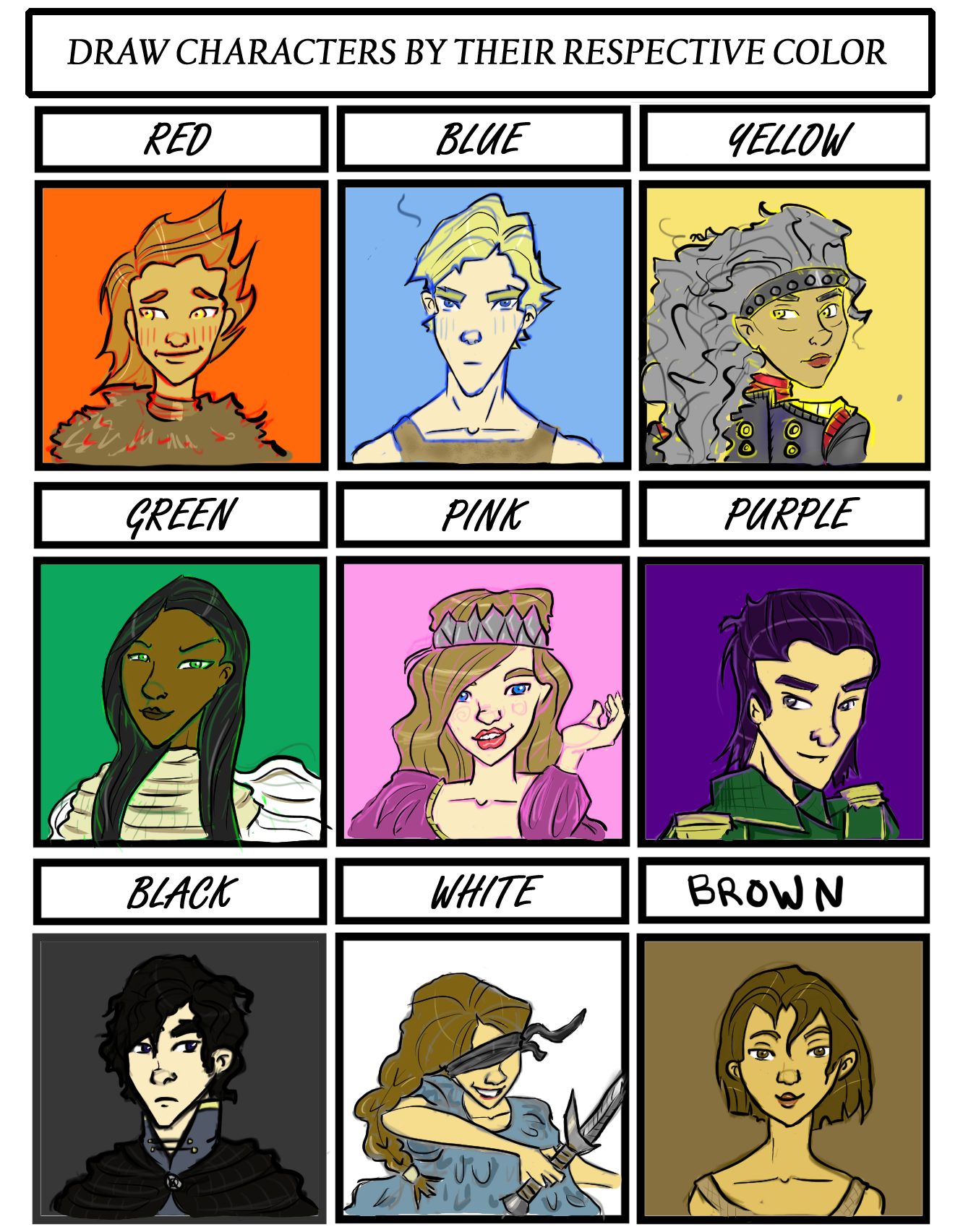 Color Meme! by jurassicpencil on DeviantArt