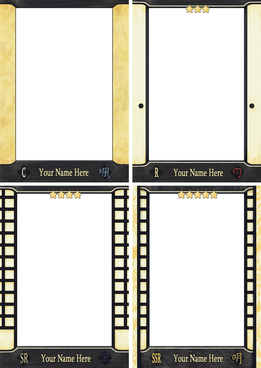 Pokimono Gacha Frames by Ferrous-Corvid on DeviantArt