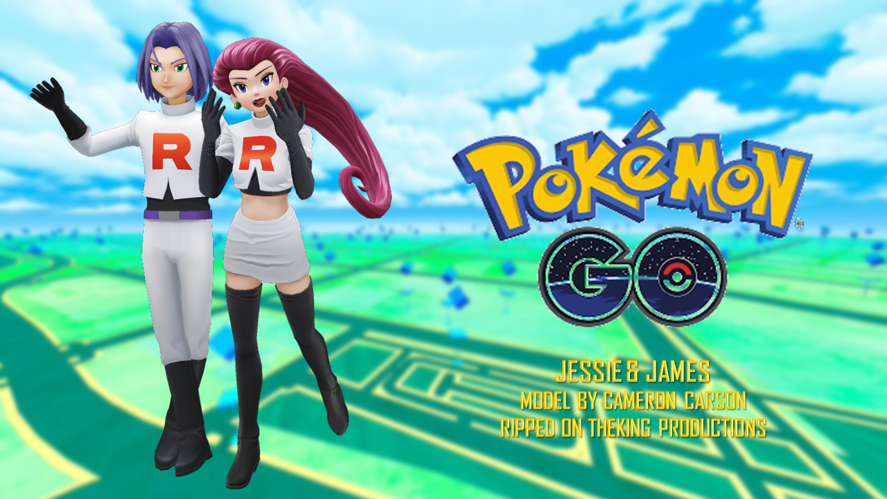 Pokemon GO - Jessie James (FBX) | Download by CameronCarson on DeviantArt
