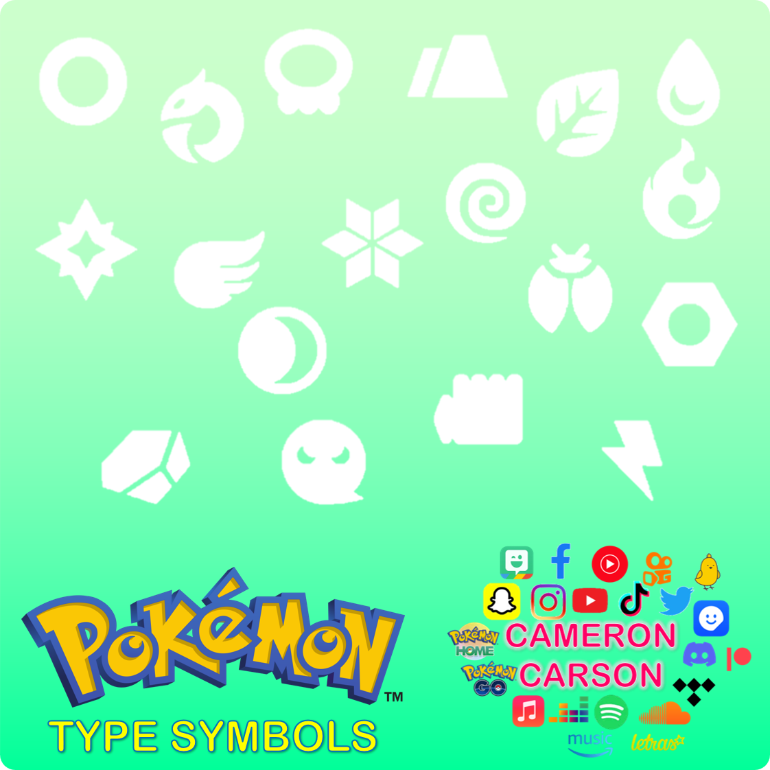 Pokemon Types (PNG Pack) by CameronCarson on DeviantArt
