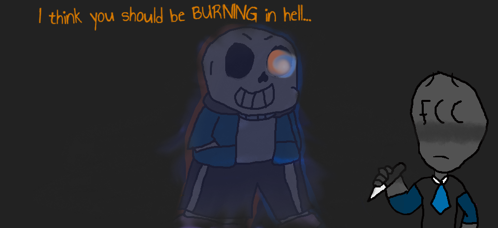Sans VS The FCC by FilmingCreeperNation on DeviantArt