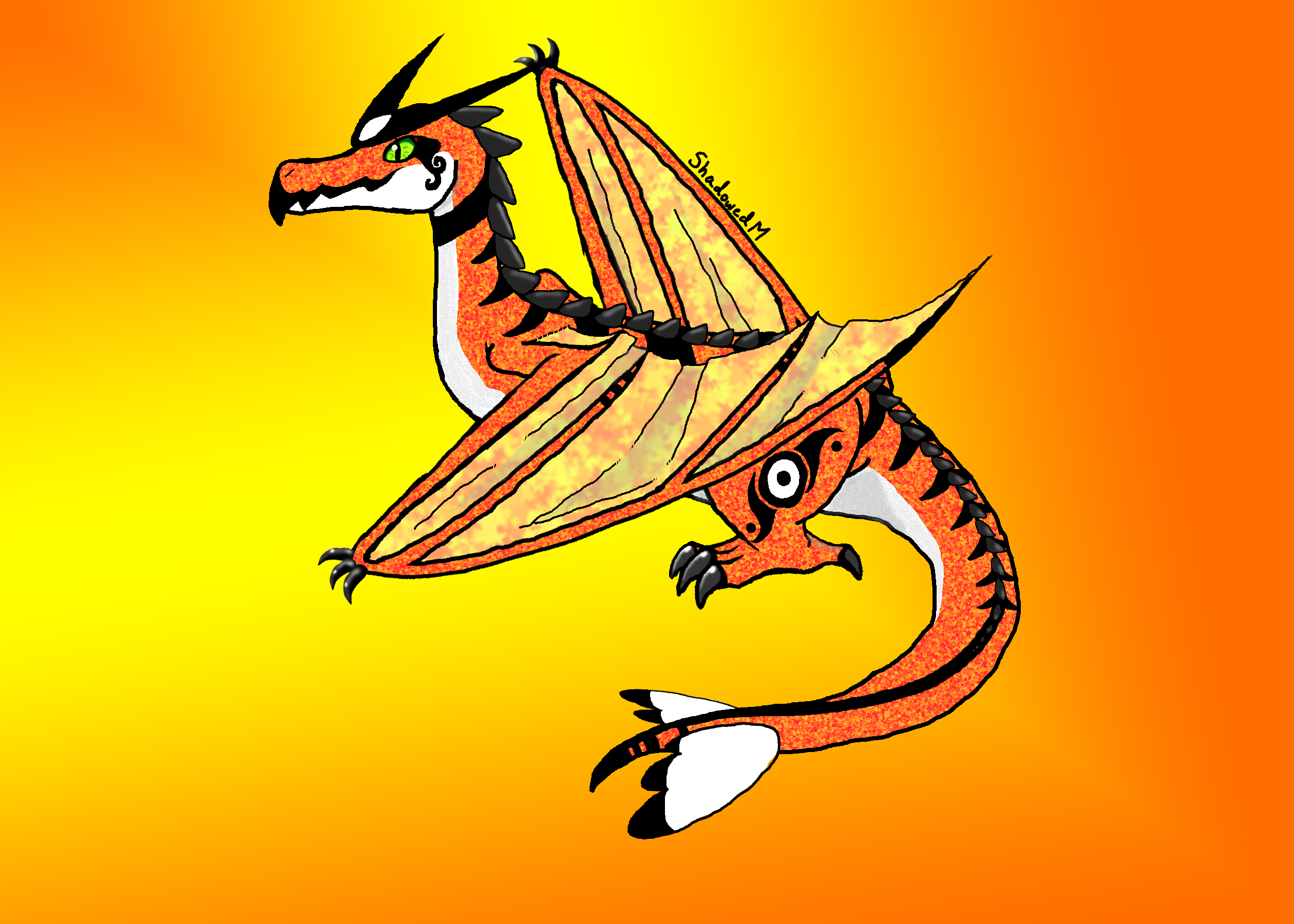 Sunburst Dargon(Dragon) by ShadowedM on DeviantArt