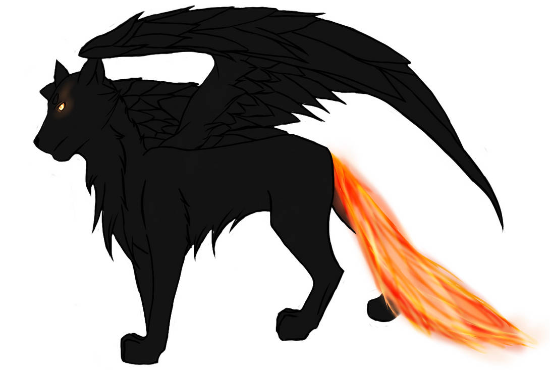 Request- Cinder-winged-wolf by vampirus7 on DeviantArt