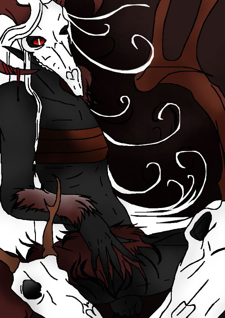 Wendigo (finished) by Yui-Won on DeviantArt