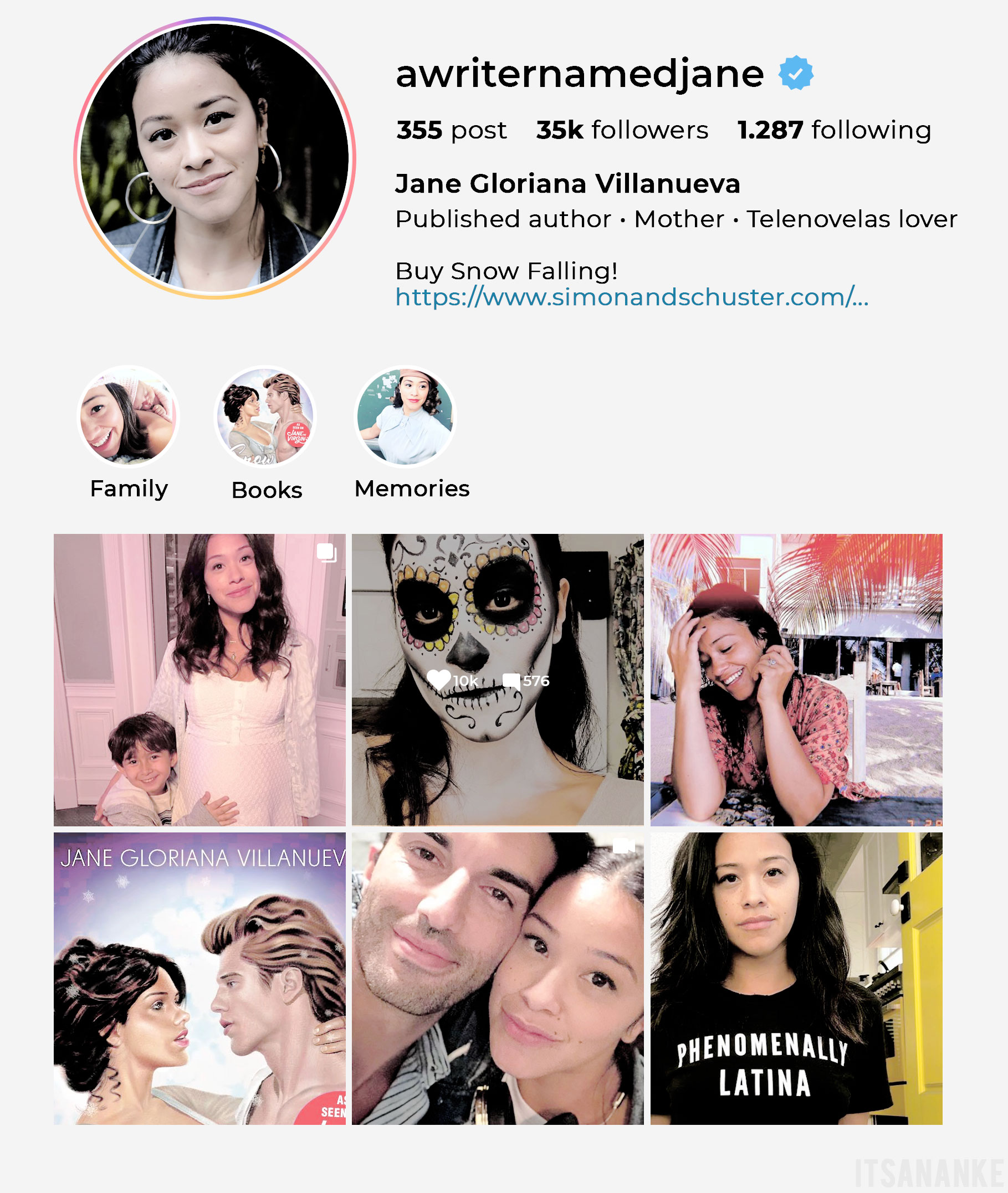 Instagram Profile Template #01 by itsananke on DeviantArt