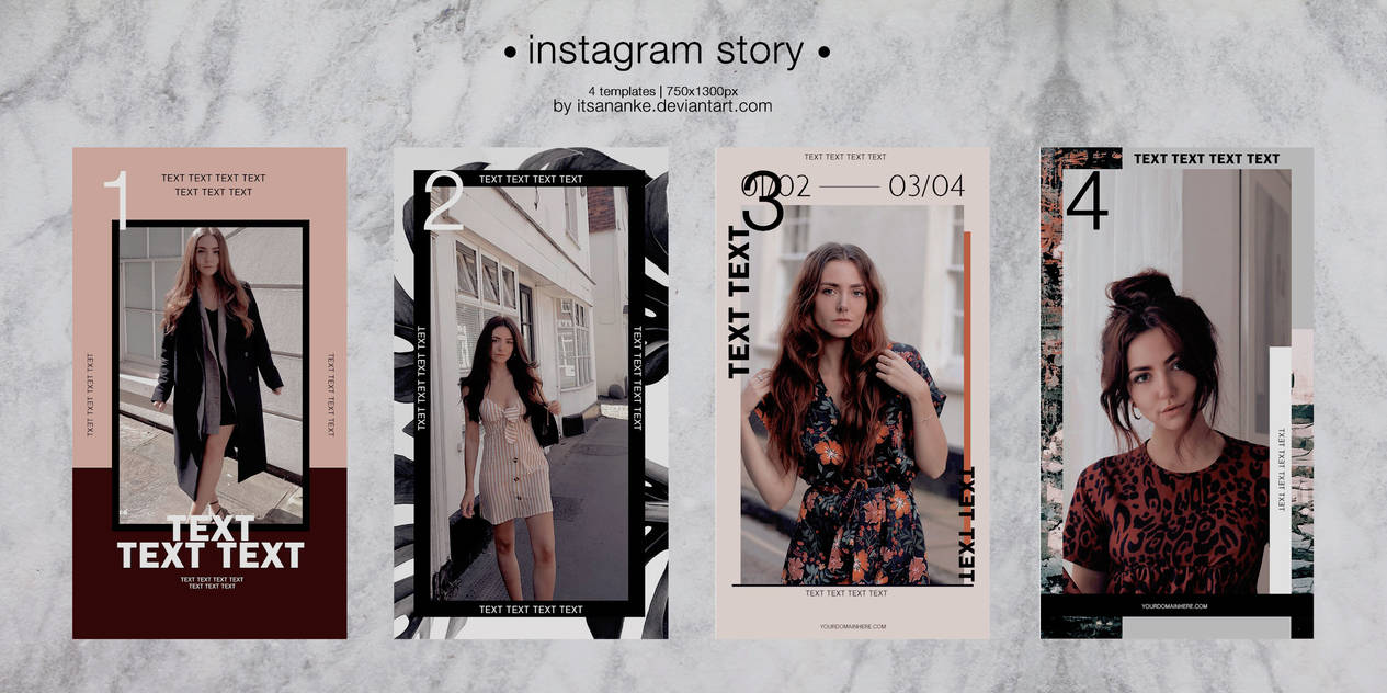 Instagram Story Template Pack #02 - by itsananke by itsananke on DeviantArt