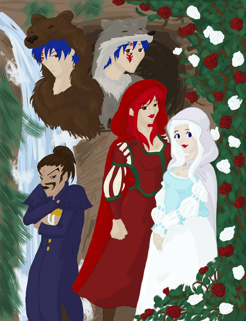Snow White and Rose Red by kiyomisa on DeviantArt