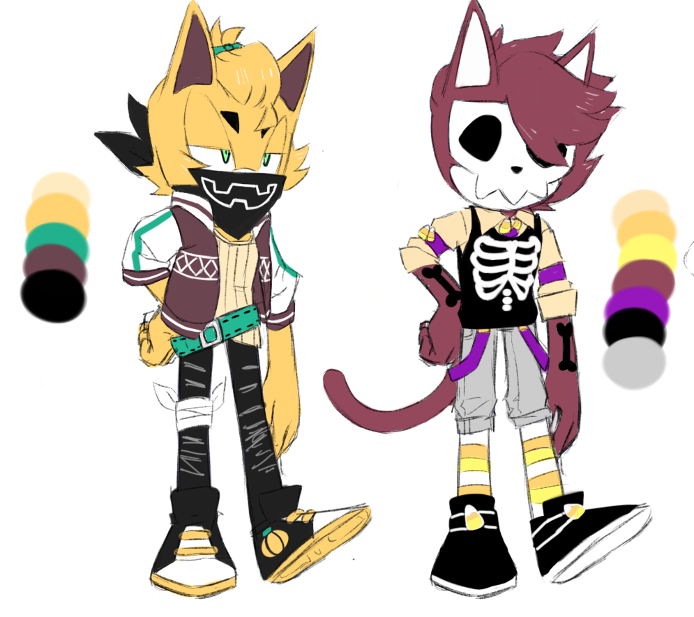 HALLOWEEN MOBIAN ADOPTS [CLOSED] by nanii-kin on DeviantArt