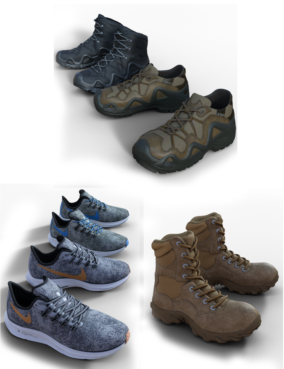 Shoe Collection for Genesis Daz Freebie Download by Tranquil1 on DeviantArt