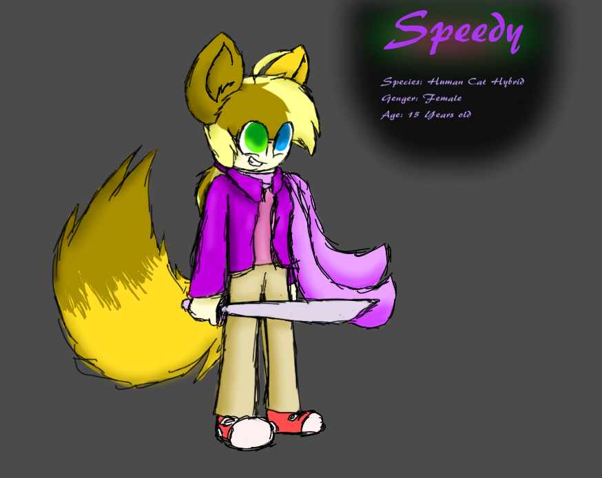 Speedy (my oc) by SpeedyFluffyMuffin on DeviantArt