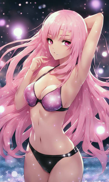 Pink Eyes Bikini By Ckerone On Deviantart