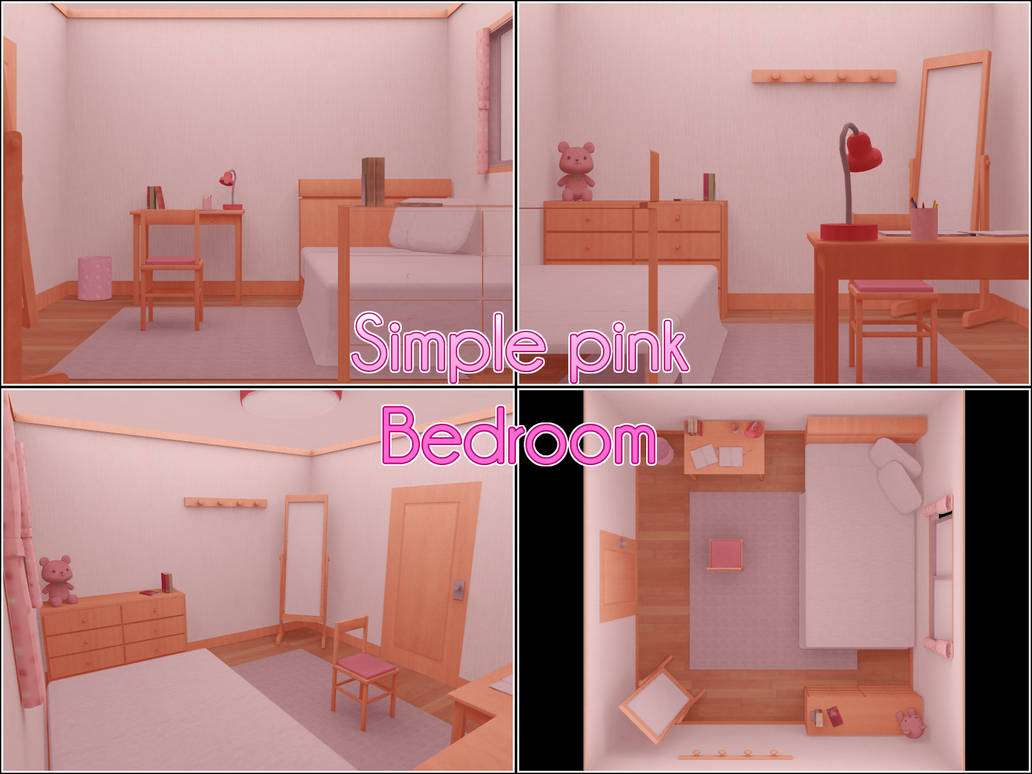Pink bedroom by kaahgomedl on DeviantArt