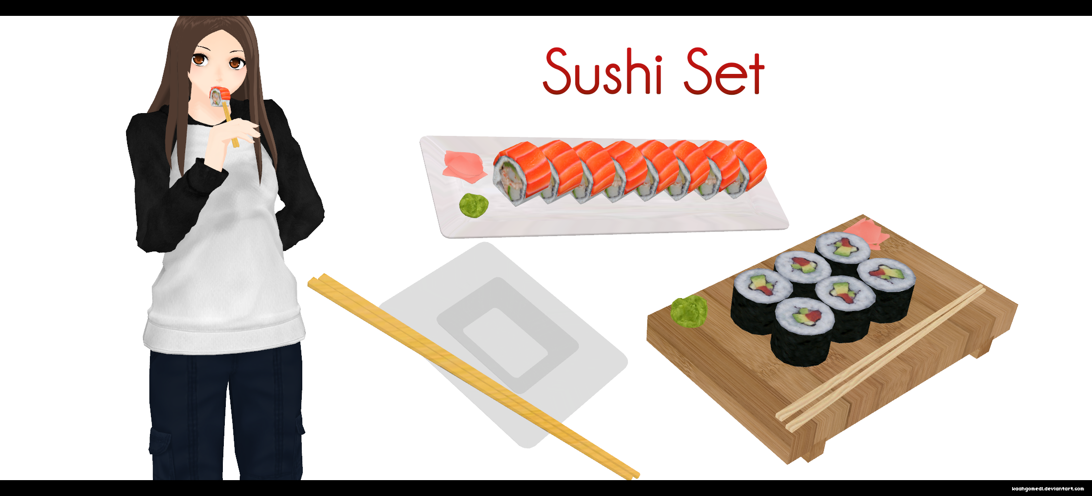 Sushi Collection by kaahgomedl on DeviantArt