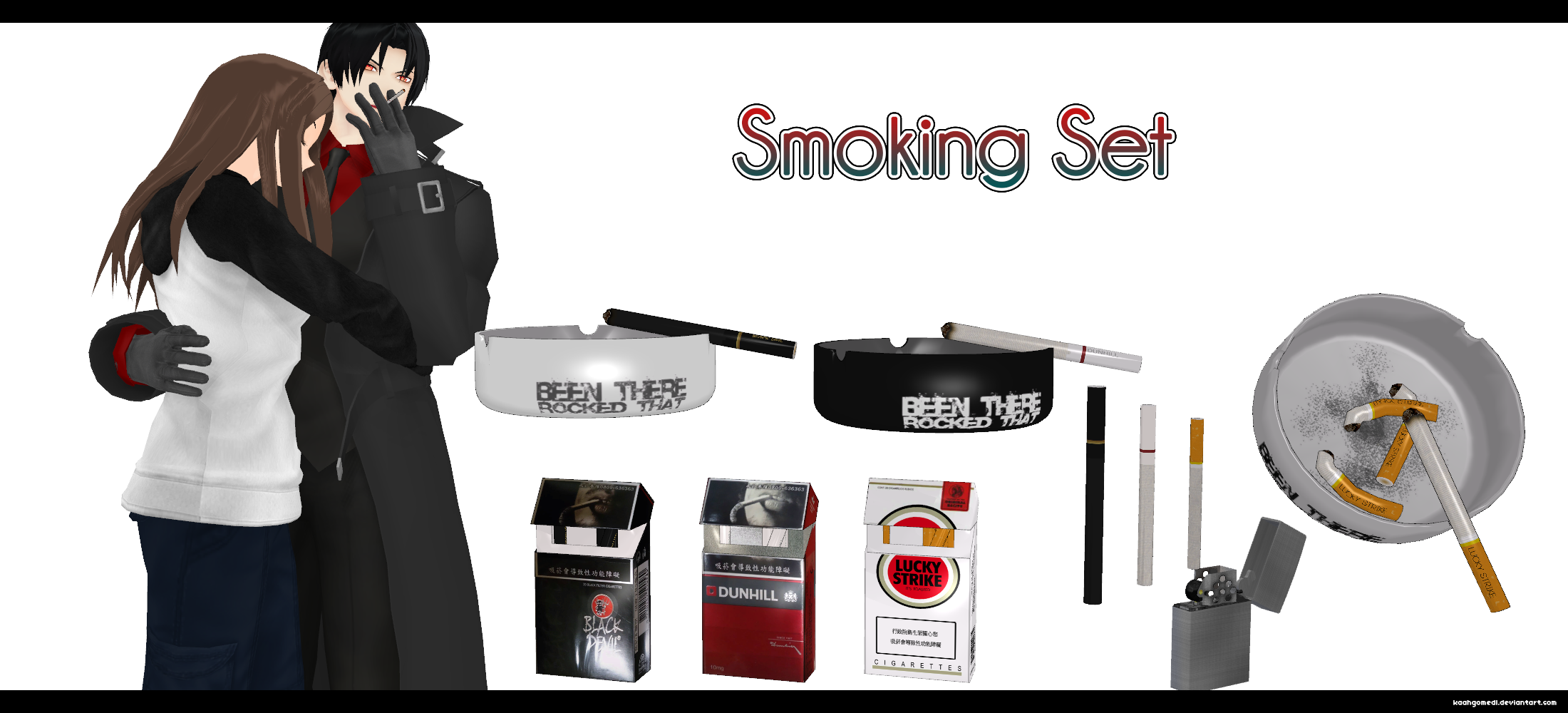 Smoking Set by kaahgomedl on DeviantArt