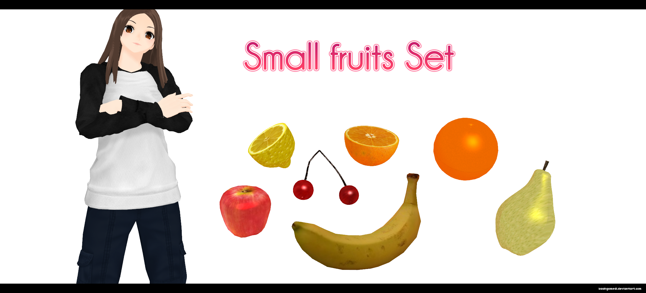 Fruits set by kaahgomedl on DeviantArt