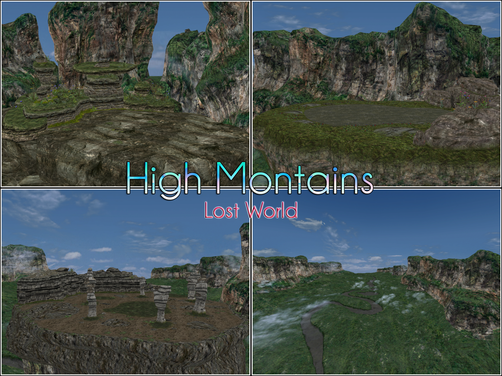 MMD Stage: High montains (Lost World) by kaahgomedl on DeviantArt