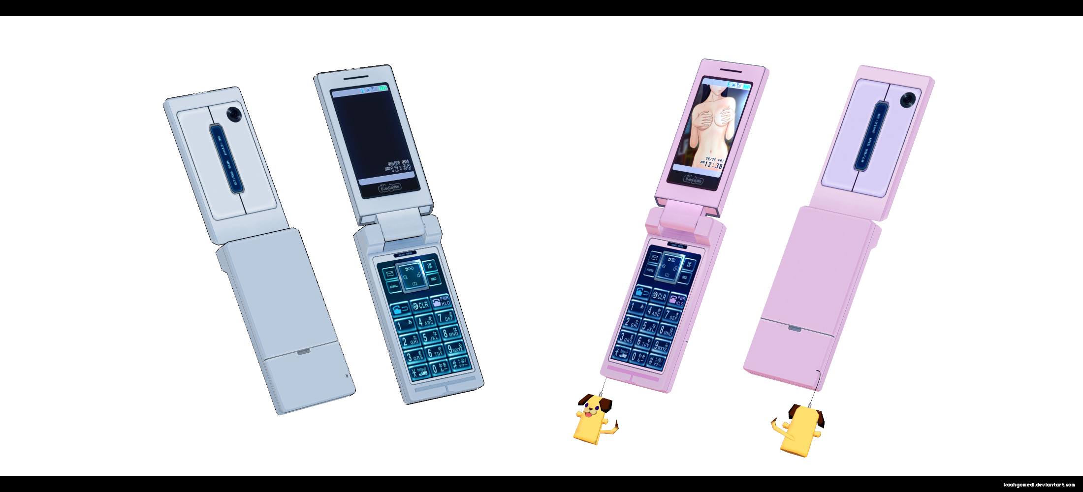 MMD: Cellphones DL by kaahgomedl on DeviantArt
