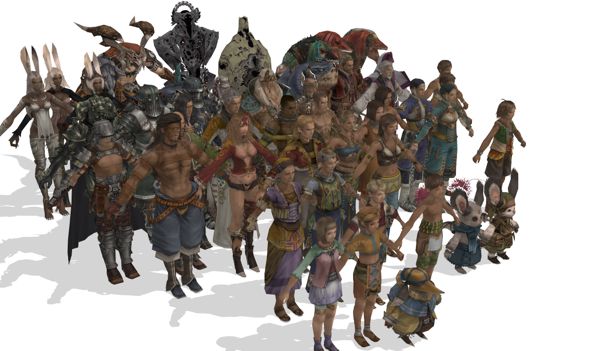 FFXII NPCs Pack 1 (MMD DL) by JerisEnigma on DeviantArt