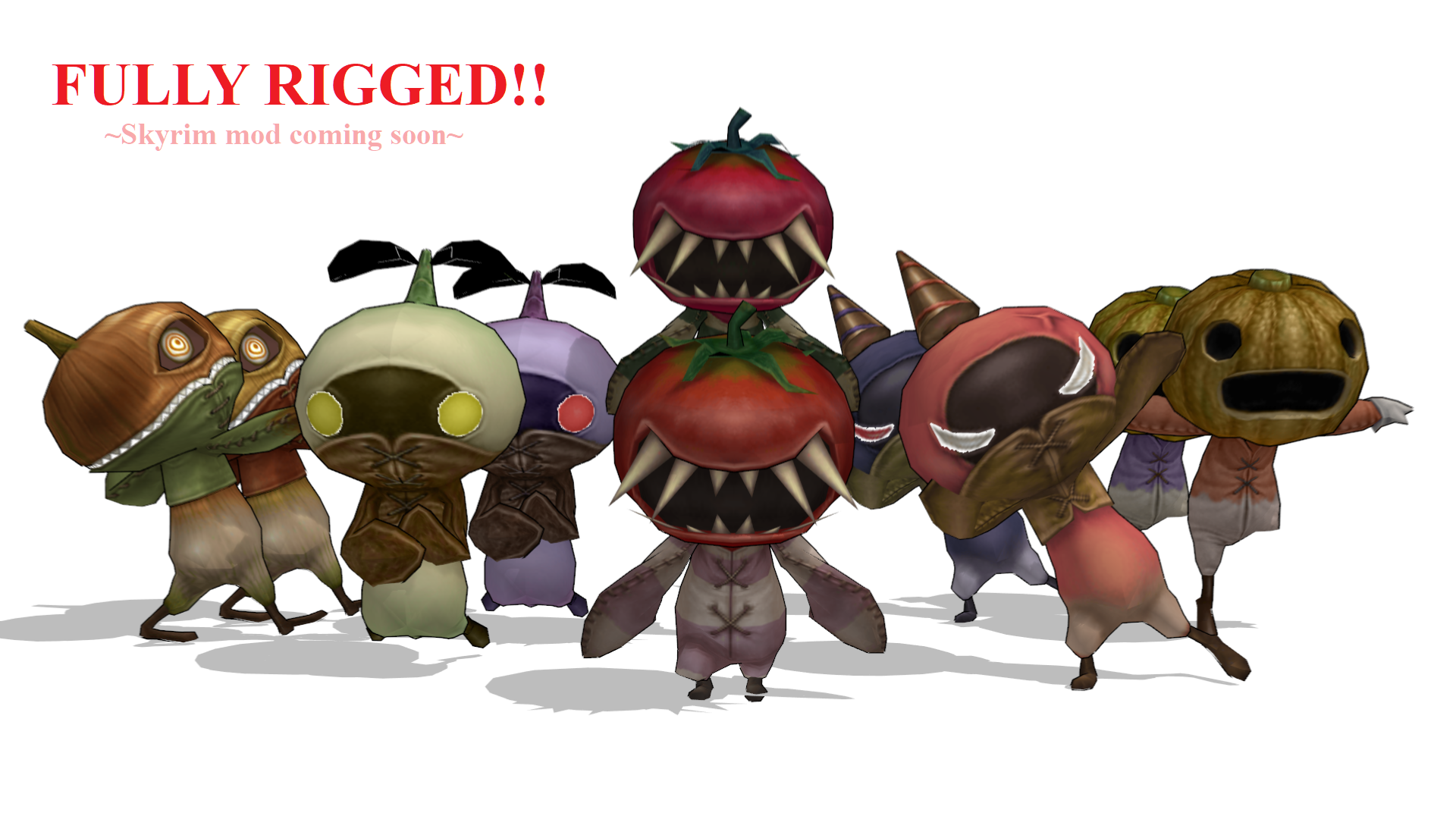 RIGGED! FFXII Alraune Family (MMD DL) by JerisEnigma on DeviantArt