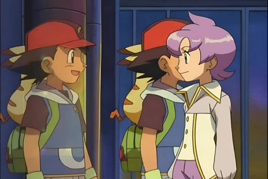 Ash and Anabel kiss by TheAustinVerse on DeviantArt