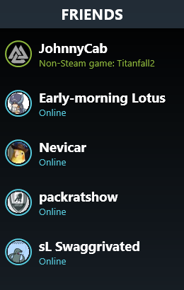 Steam Friends List by Borophyll on DeviantArt