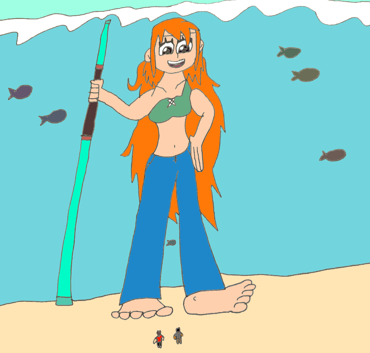 Nami The Guardian Of The Ocean Kingdom by SuperSaiyanPlusUltra on ...