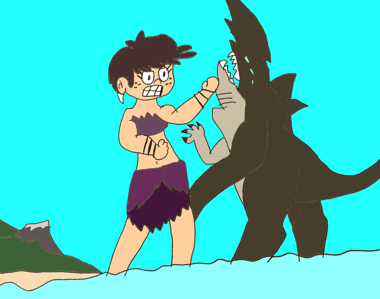 Luna Loud Vs Evil Kaiju by SuperSaiyanPlusUltra on DeviantArt
