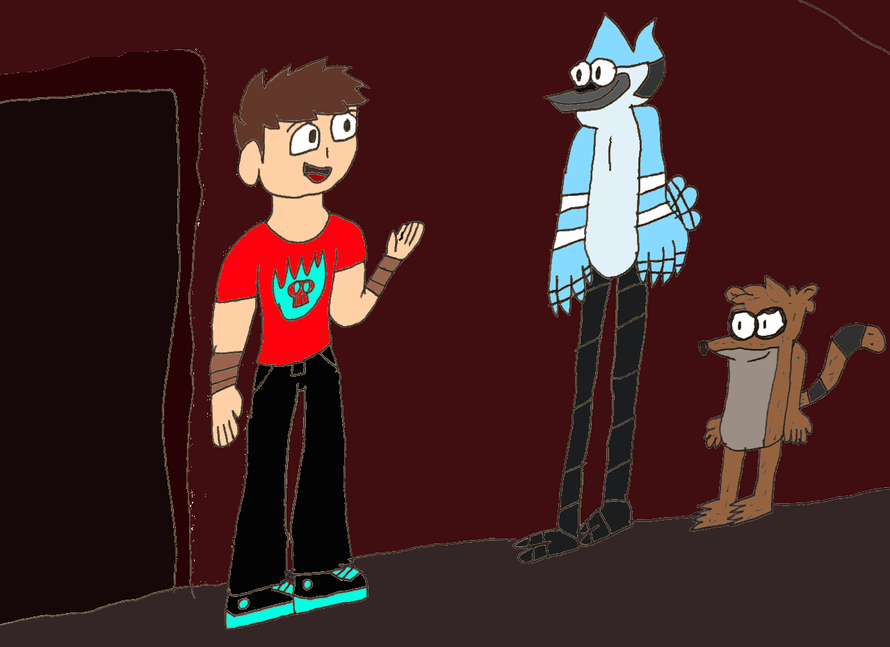 Human Mordecai And Rigby Deviantart